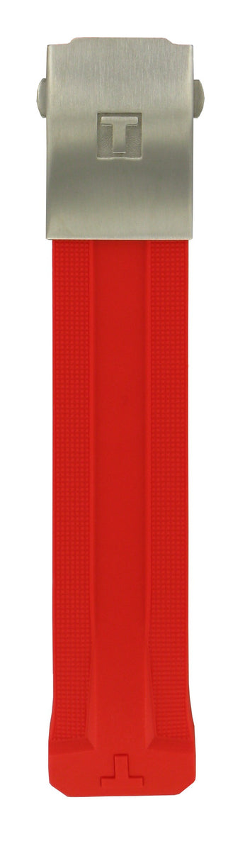 PRE-ORDER: RED SILICON STRAP, TITANIUM CLASP – Atelier Chronos